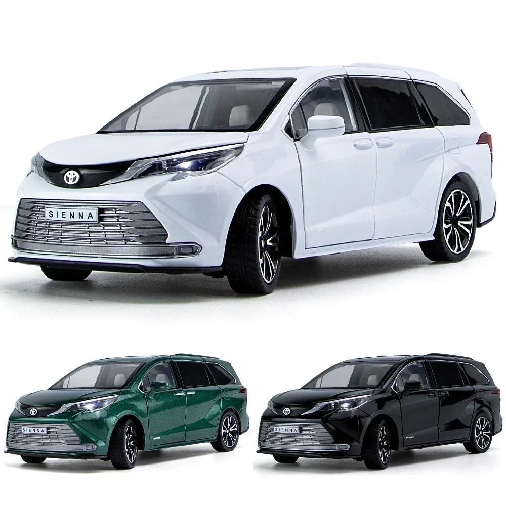 Jual 1/24 TOYOTA SIENNA MPV Van Diecast Toy Car Model Miniature Pull ...