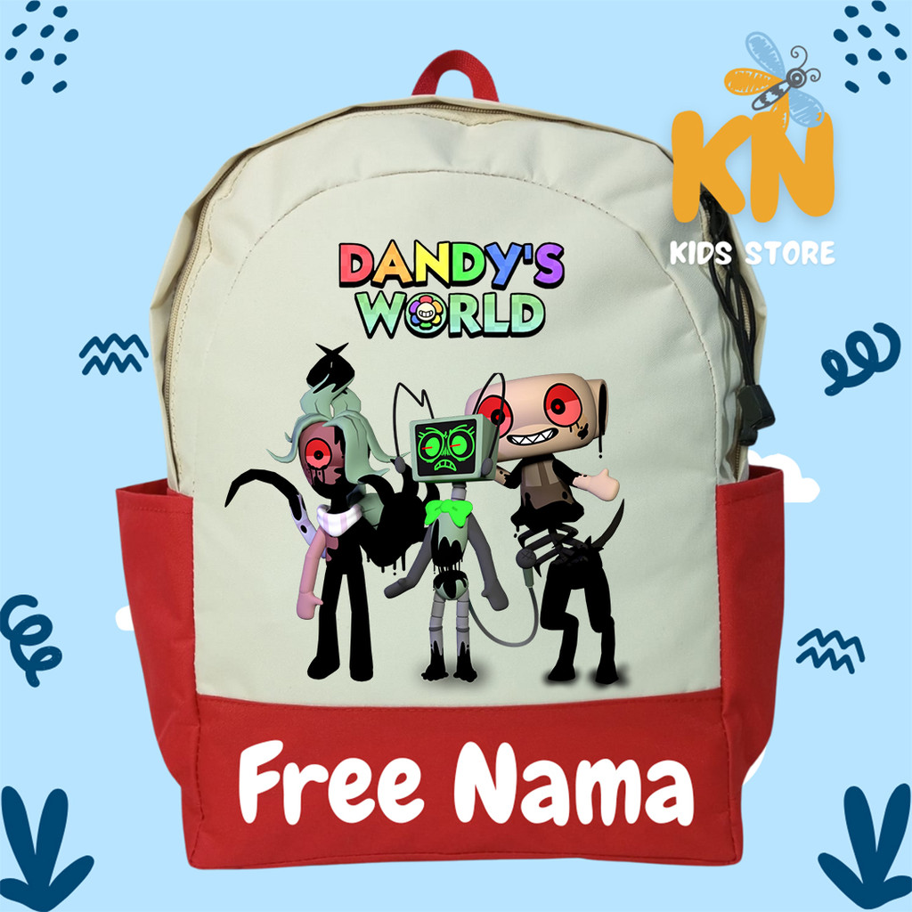 Jual KN TAS SEKOLAH ANAK DANDYS WORLD RANSEL ANAK TK SD FREE NAMA ...