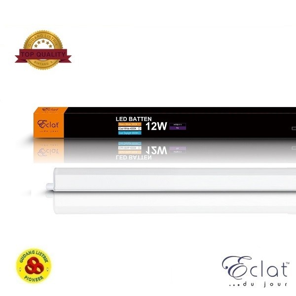 Jual Eclat Lampu LED T5 Batten 12W Putih Set with Socket T5 21W Neon 87cm 6500K | Shopee Indonesia