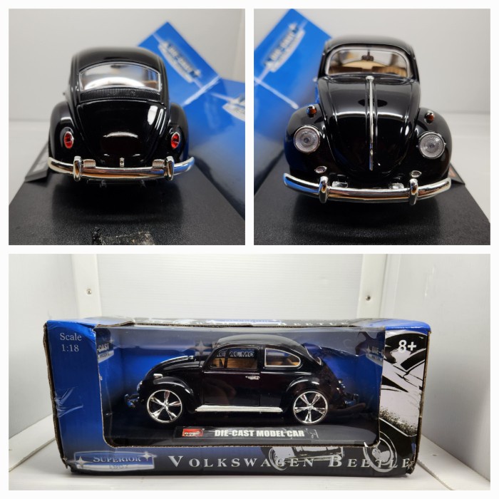 Jual Diecast Miniatur Mobil vw kodok skala 18 volkswagen beetle 1/18 ...