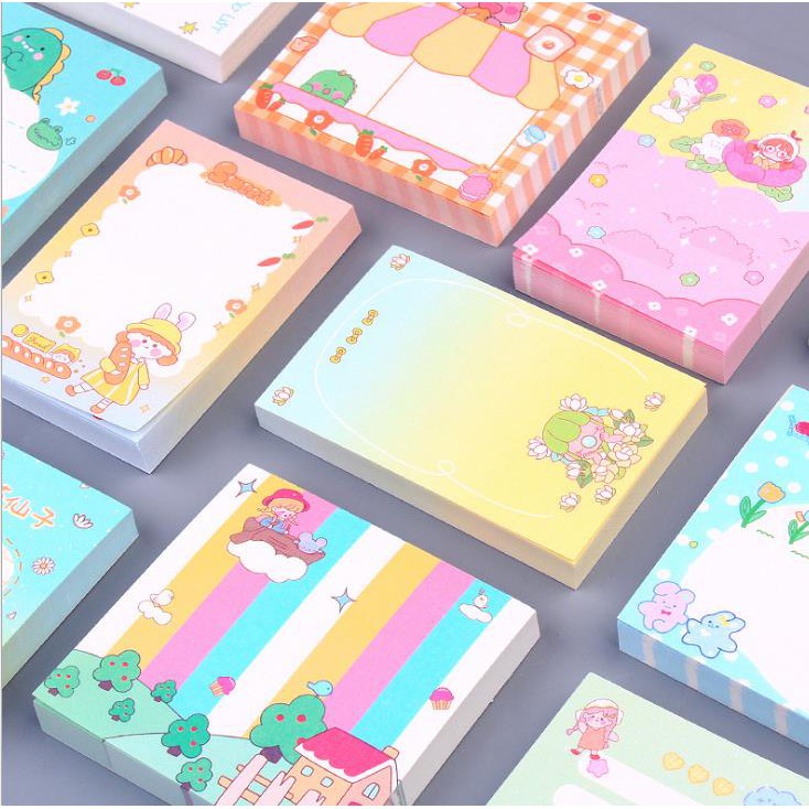 Jual STICKY NOTES PAD / STICKY NOTE PENANDA HALAMAN / MEMO PAD MOTIF ...