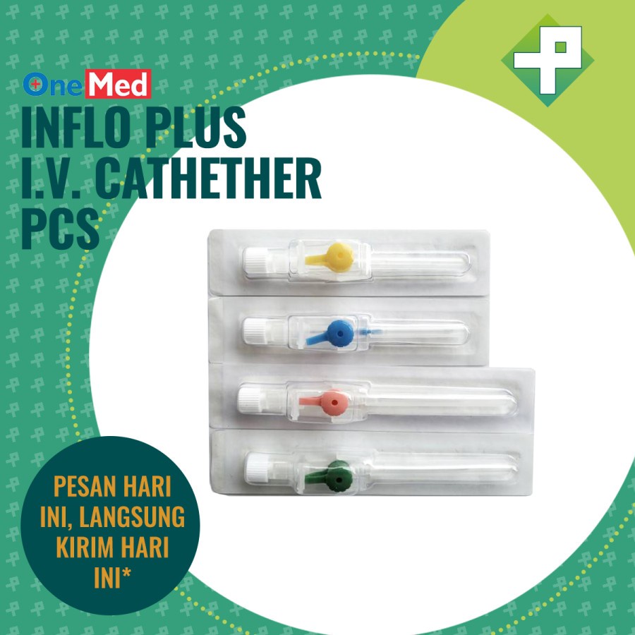 Jual Inflo Plus OneMed / Abocath 18, 20, 22, 24G Pcs | Shopee Indonesia