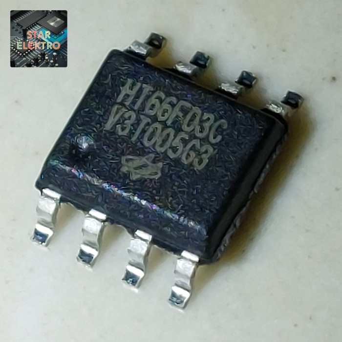 Jual HT66F03C SMD Sop-8 HT66F03 Flash Memory 8-bit MCU HT 66F03 Holtek ...
