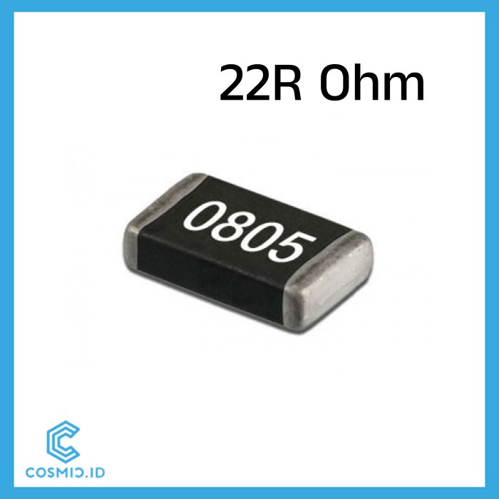 Jual Resistor 22 Ohm 22Ohm 22R 0805 SMD SMT SMD0805 | Shopee Indonesia