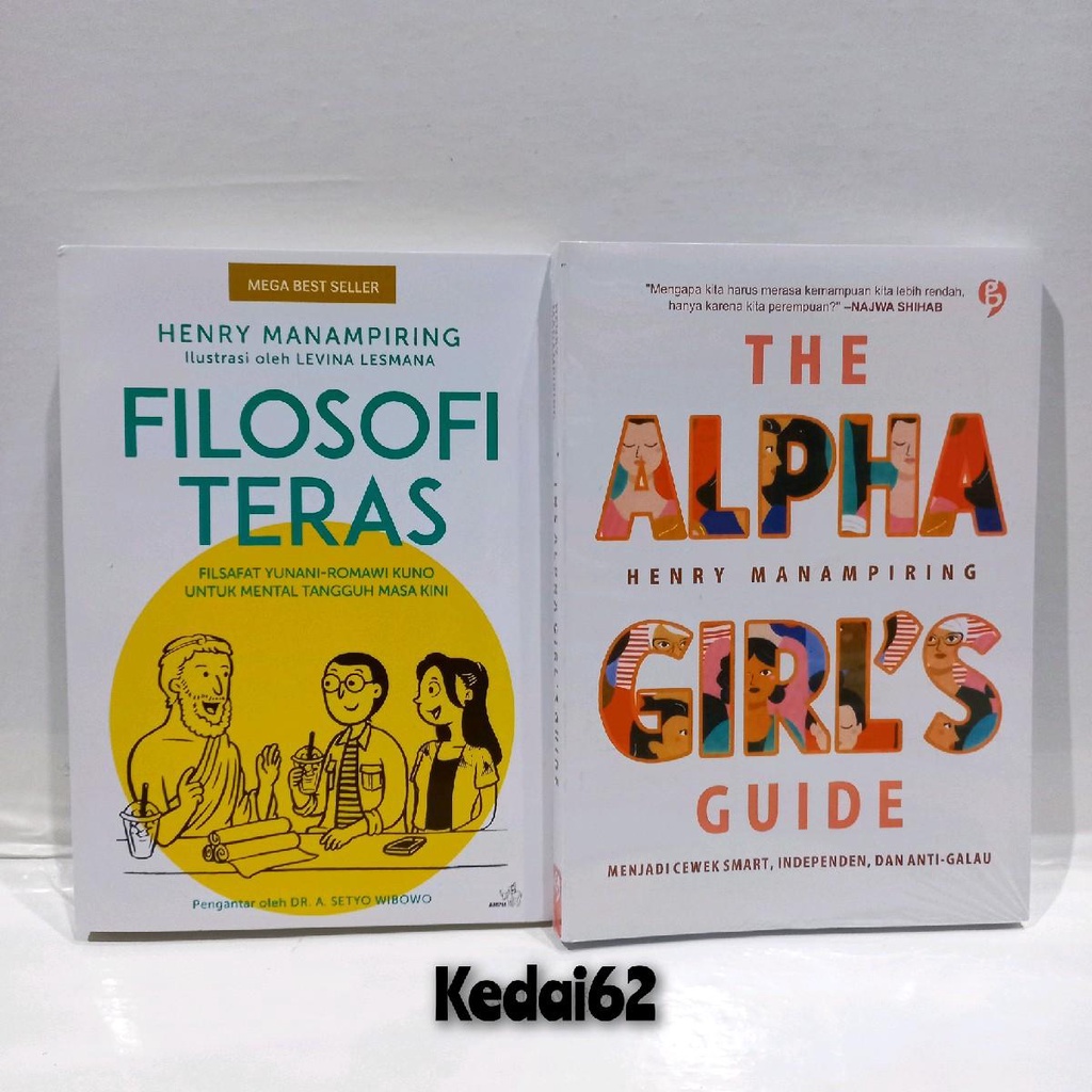 Jual PAKET ISI 2 BUKU MOTIVASI BESTSELLER FILOSOFI TERAS + THE ALPHA GIRL'S GUIDE : HENRY ...