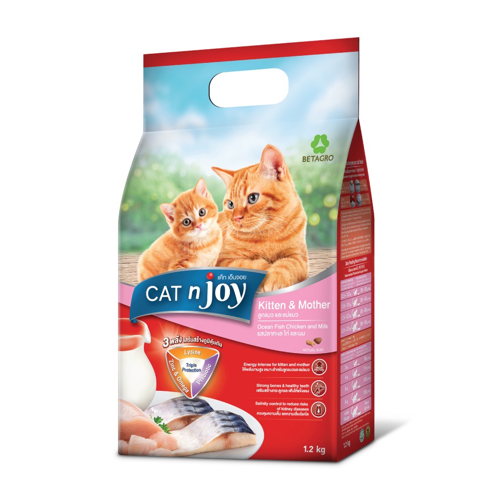 Jual CAT n joy Kitten and Mother Ocean Fish Chicken and Milk Flavour ...
