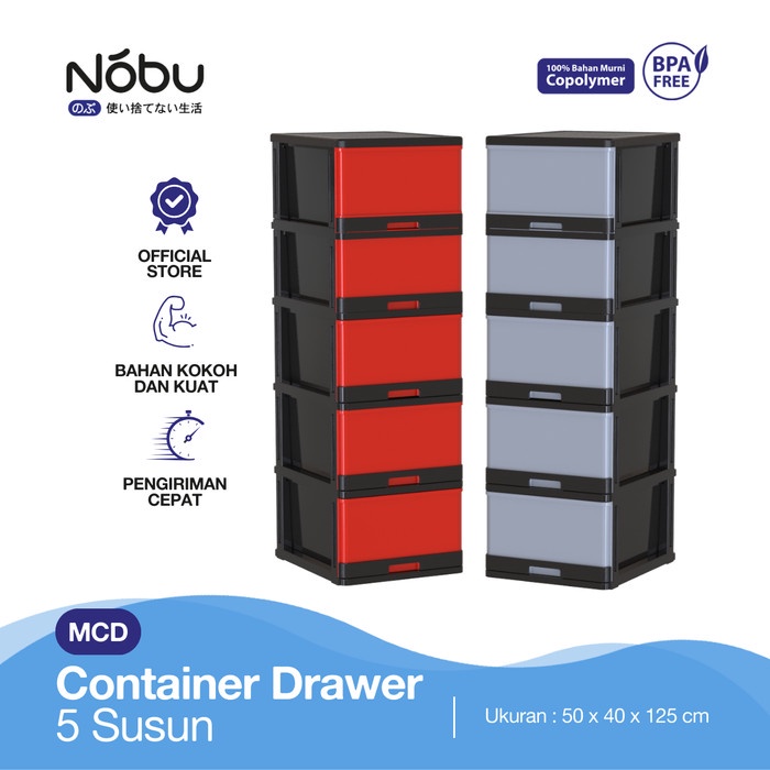 Jual Container Drawer / Laci Modern / Lemari Laci 5 Susun Miracle ...