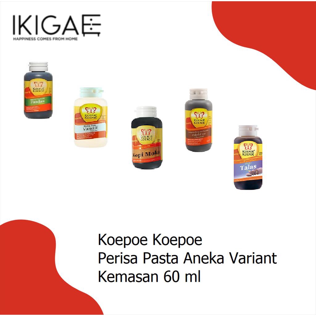 Jual KOEPOE KOEPOE PERISA PASTA ANEKA RASA KEMASAN 60 ML | Shopee Indonesia