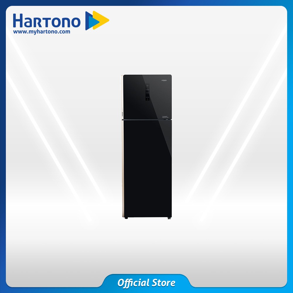 Jual Aqua Kulkas 2 Pintu Kecil Small 2 Door Refrigerator AQR-405IG(BK) | Shopee Indonesia