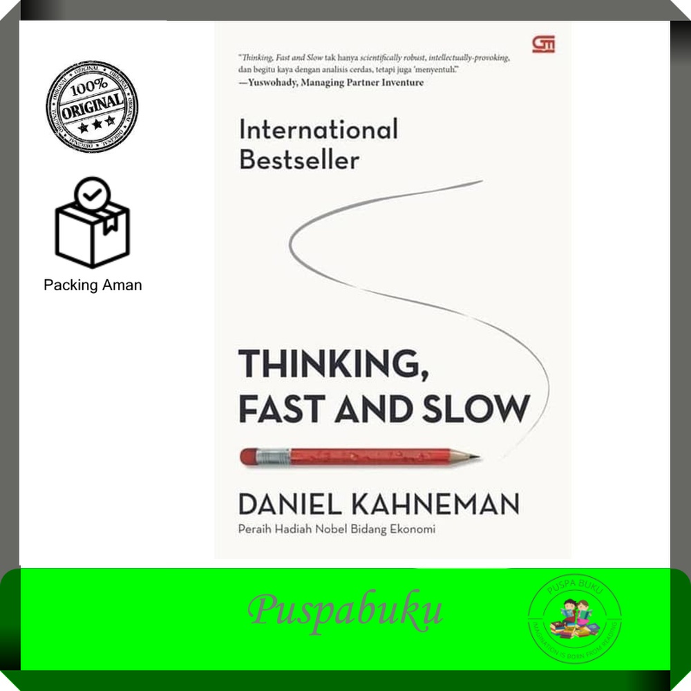 Jual Thinking, Fast and Slow (Cover Baru) | Shopee Indonesia