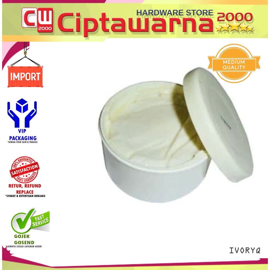 Jual Rubbing Compound Ivory kecil kompon mobil Palembang - Putih ...