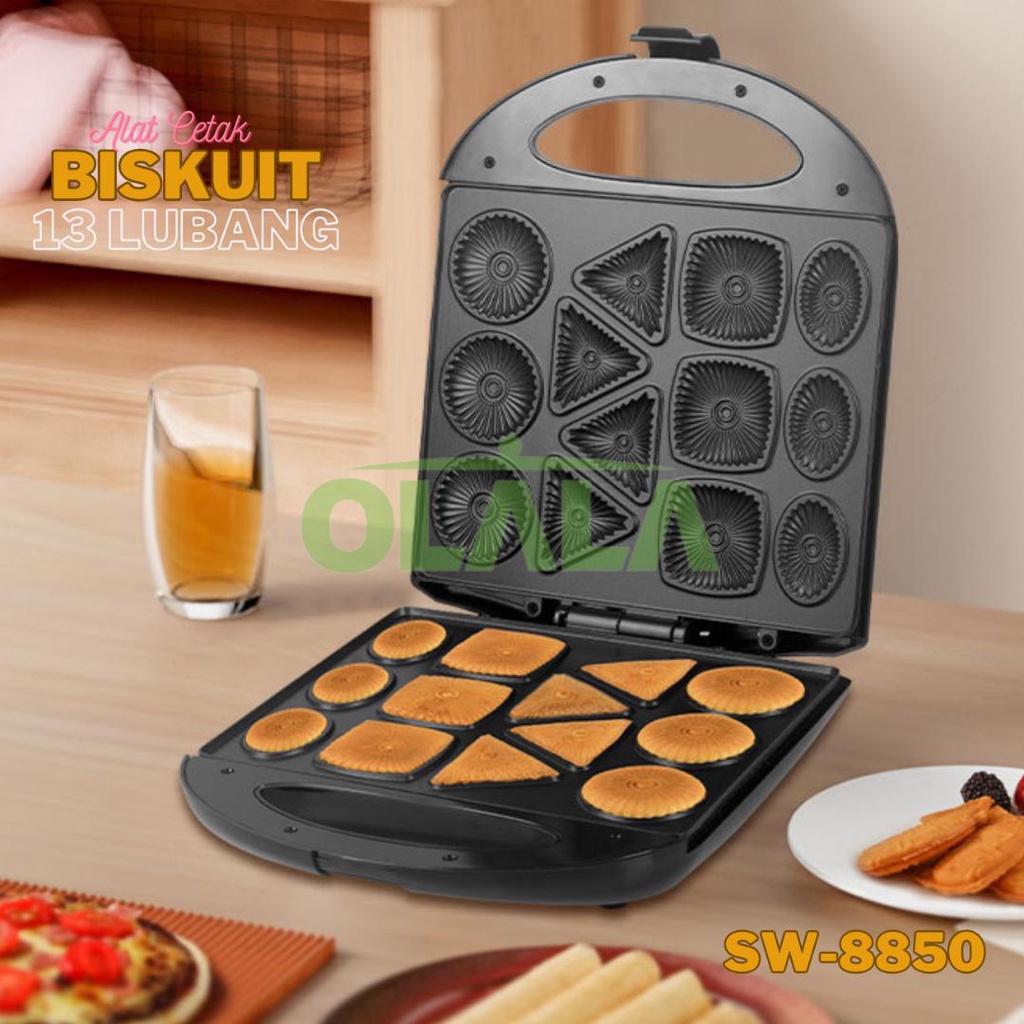 Jual [COD] Mesin Cetakan Biskuit/Kue 13 Lubang / Cetakan Praktis Anti Lengket / SW-8850 | Shopee ...