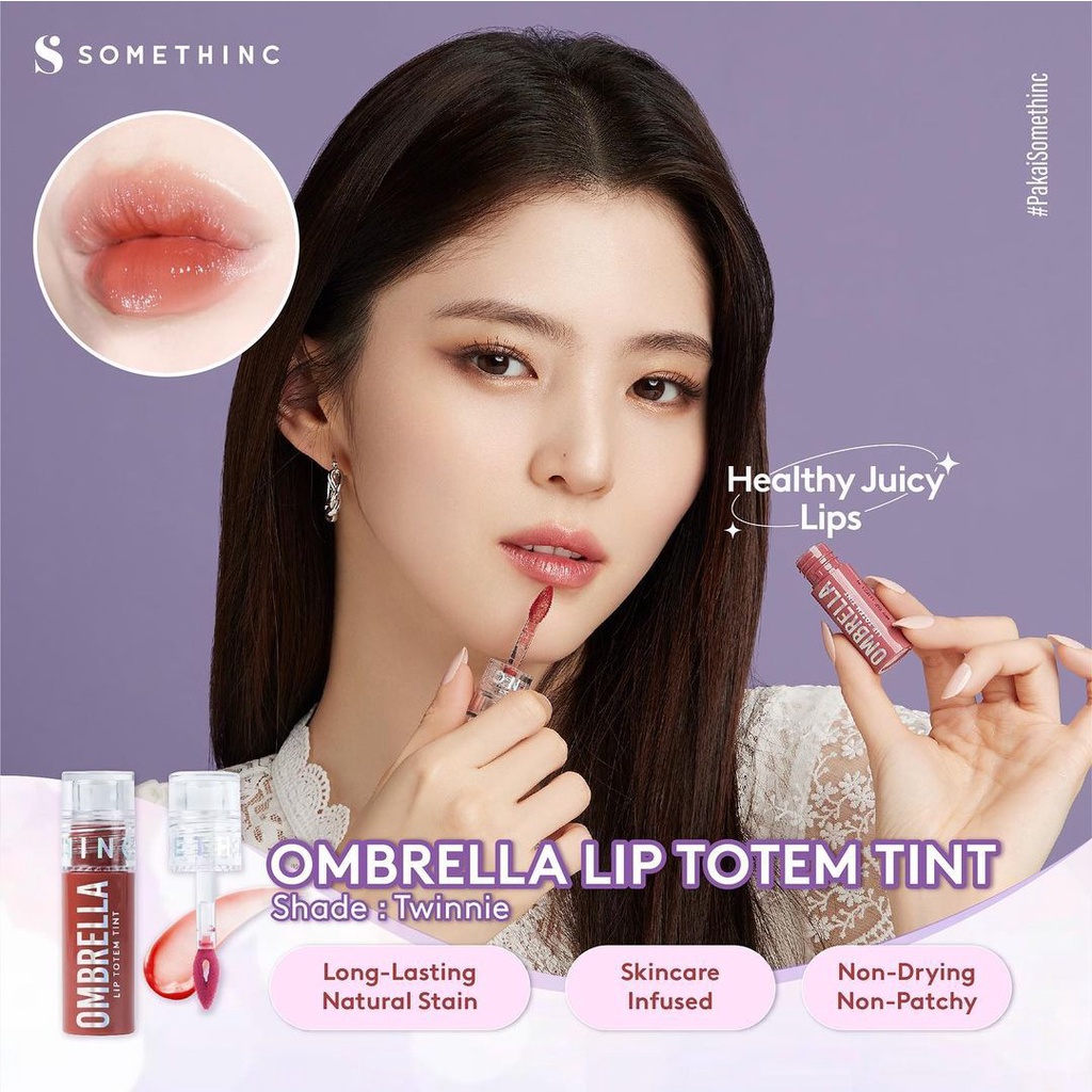 Jual SOMETHINC Ombrella Lip Totem Tint - Lip Tint Somethinc - Lipstick Somethinc | Shopee Indonesia