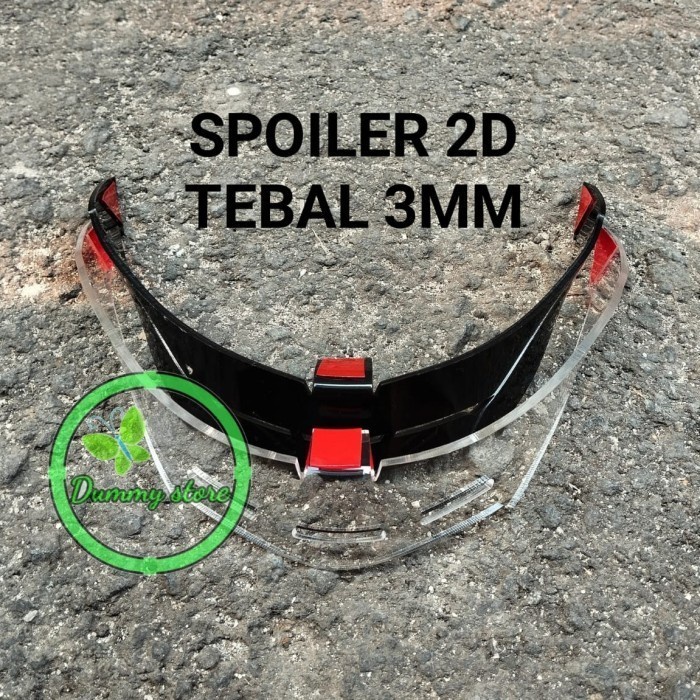 Jual Spoiler Helm GMT INK CENTRO | AKRILIK TEBAL 3MM | Shopee Indonesia