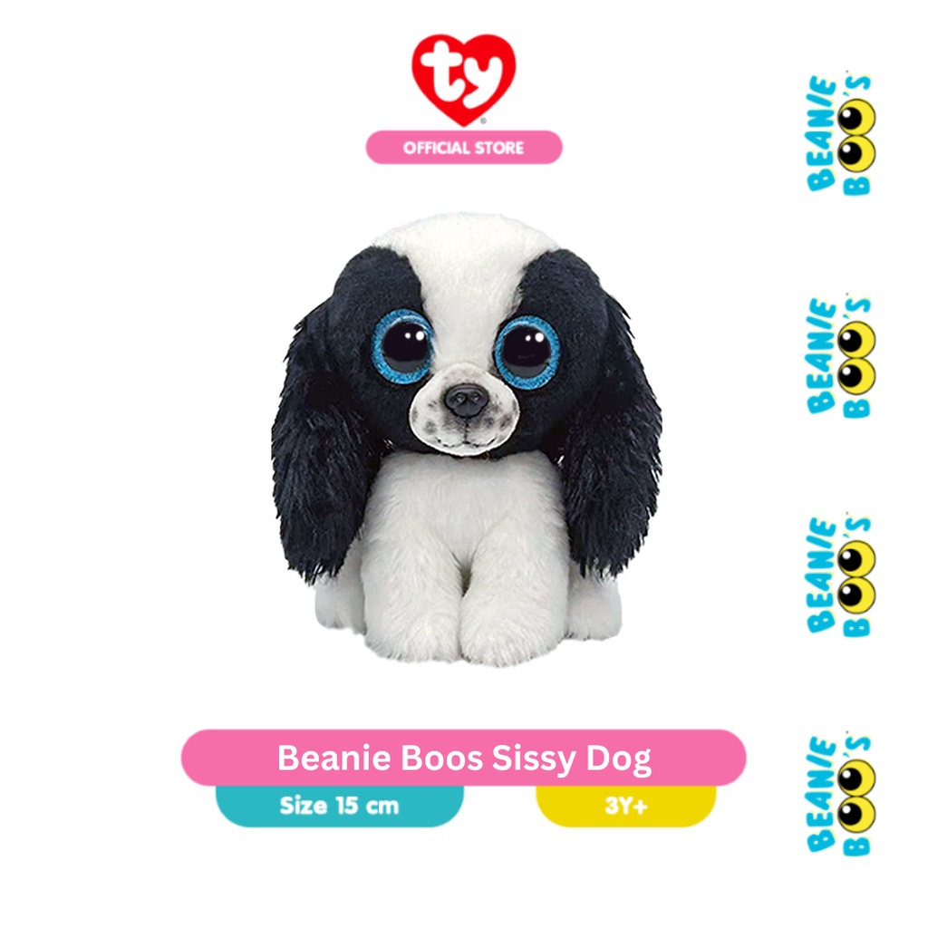Jual TY Beanie Boos Sissy Dog (Regular) - Boneka Anjing | Shopee Indonesia