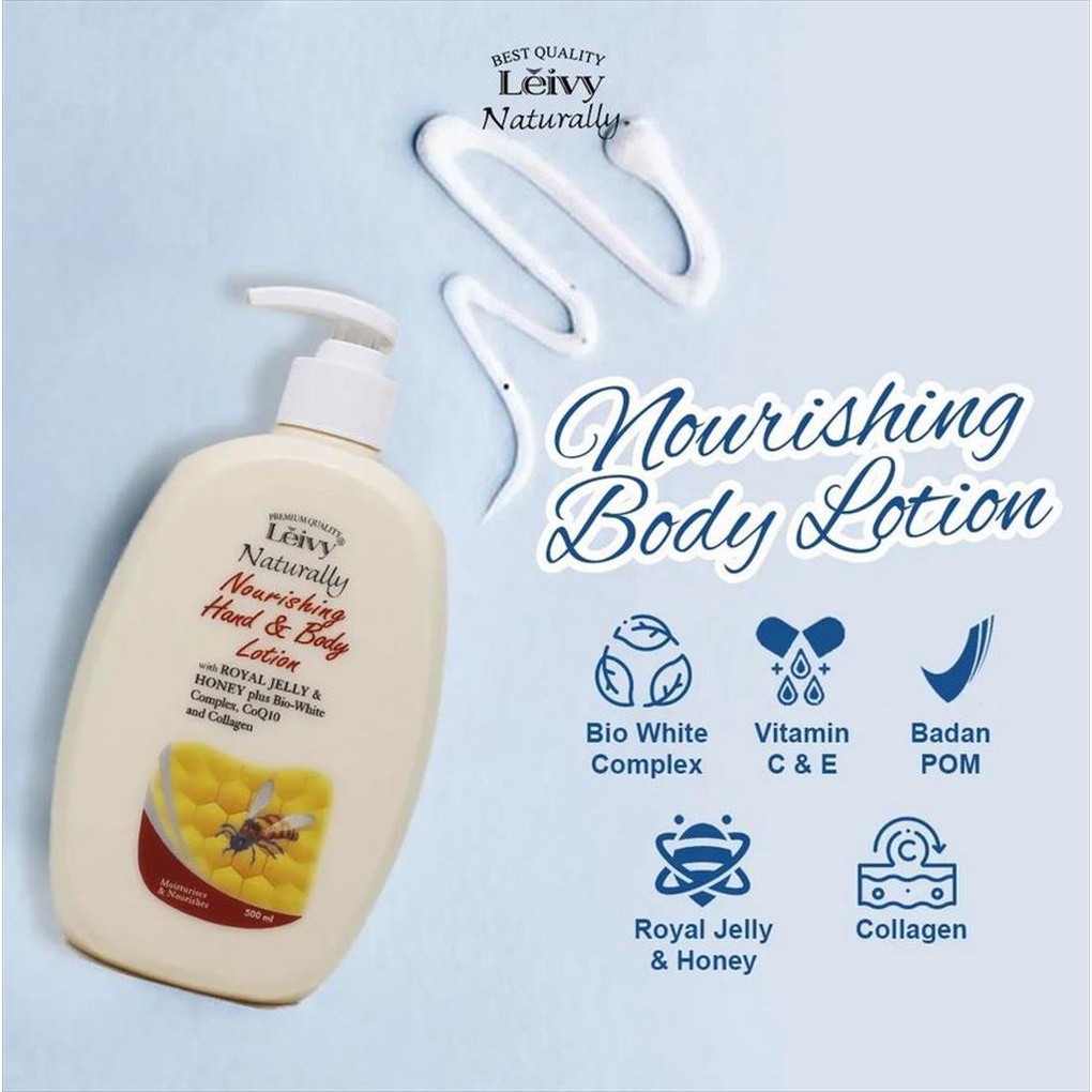 Jual LIVI - Leivy Naturally Nourishing Hand Body Lotion Royal Jelly ...