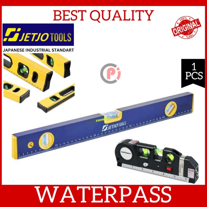 Jual JETJO TOOLS Waterpass Spirit Level Water Pas Untuk Mengukur ...