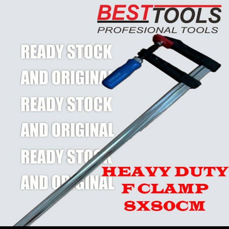 Jual PROMO HANYA HARI INI!! F Clamp Wooden Handle Clamp Catok Penjepit ...