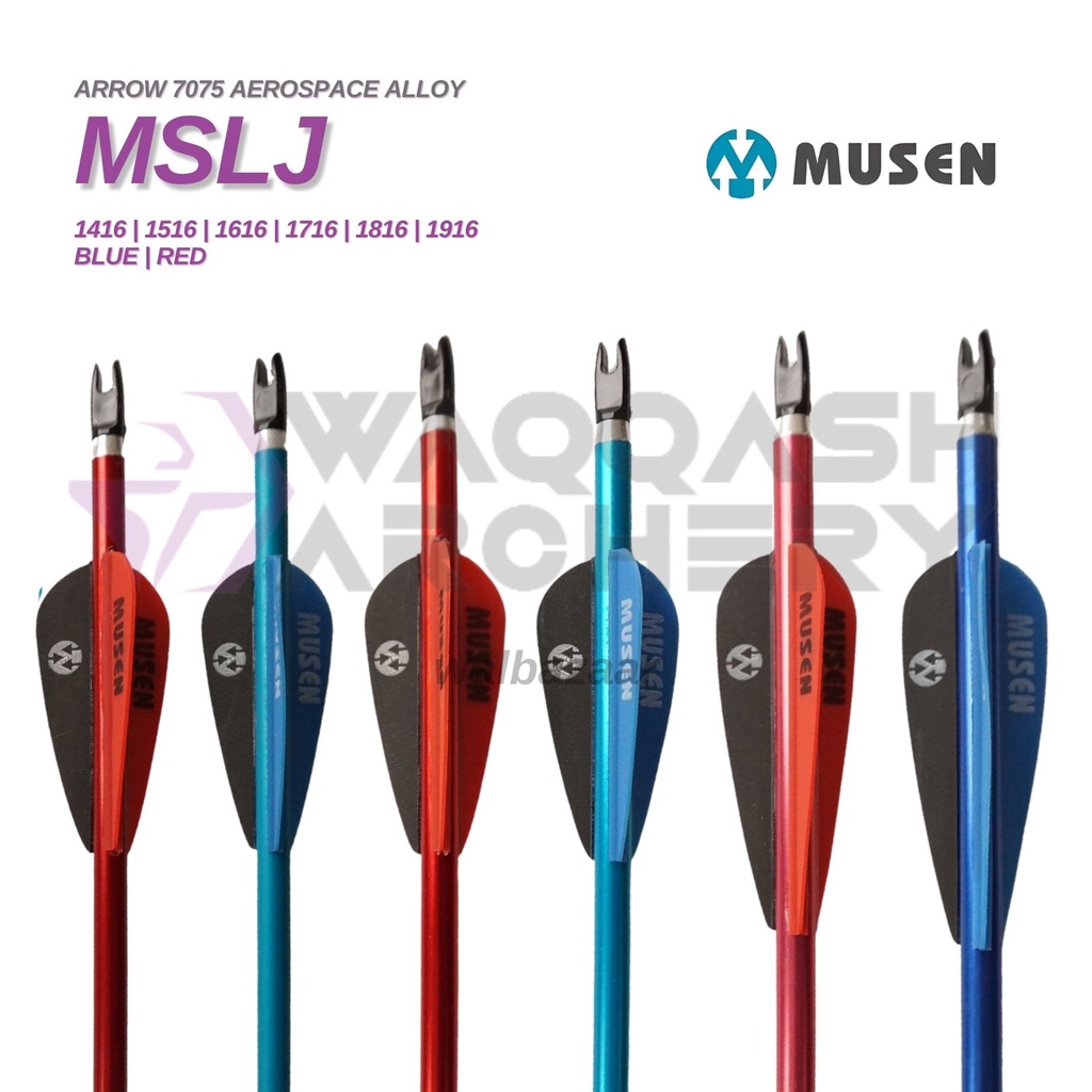 Jual MUSEN MSLJ ALUMINIUM Arrow Anak Panah Alloy 1516 1616 1716 1816 ...