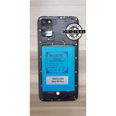 Jual Battery Batere Batre Baterai Double Power Mcom Welcome Note 20 Plus Kapasitas 5000 mah ...