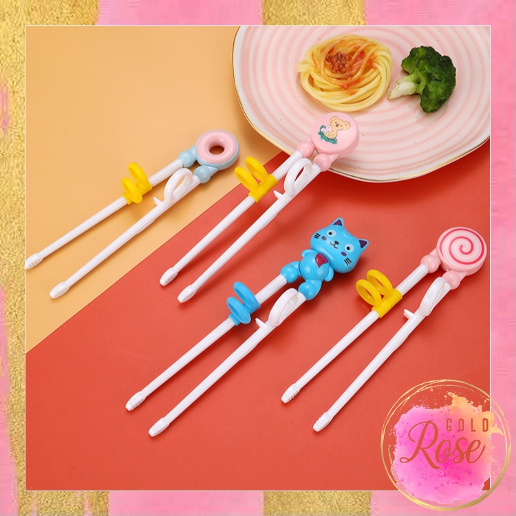 Jual ℛ𝑜𝓈𝑒𝑔𝑜𝓁𝒹 - H6097 Sumpit Mini Karakter / Sumpit Anak-Anak Wanita ...