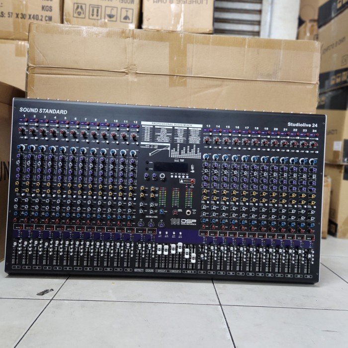 Jual Mixer Audio Soundstandard Studio Live24 Compressor New 199Dsp ...
