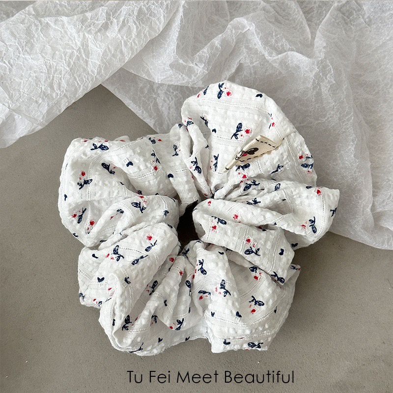 Jual Town Shell - Maru Pattern Korean Big Scrunchy / Scrunchie ...