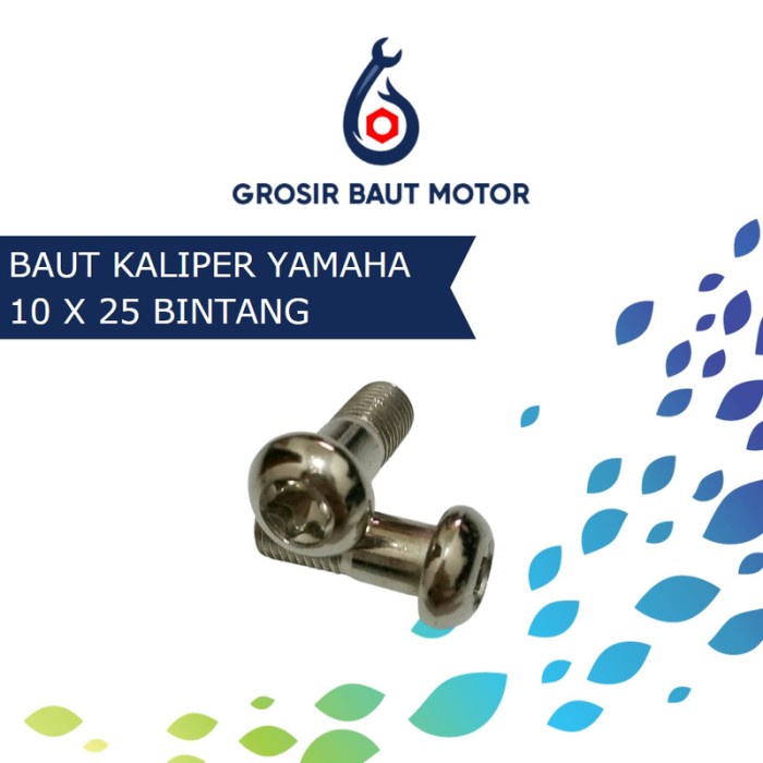 Jual Baut Cakram Bintang Yamaha 10 x 25 T50 Drat 1.25 Tahanan Kaliper | Shopee Indonesia