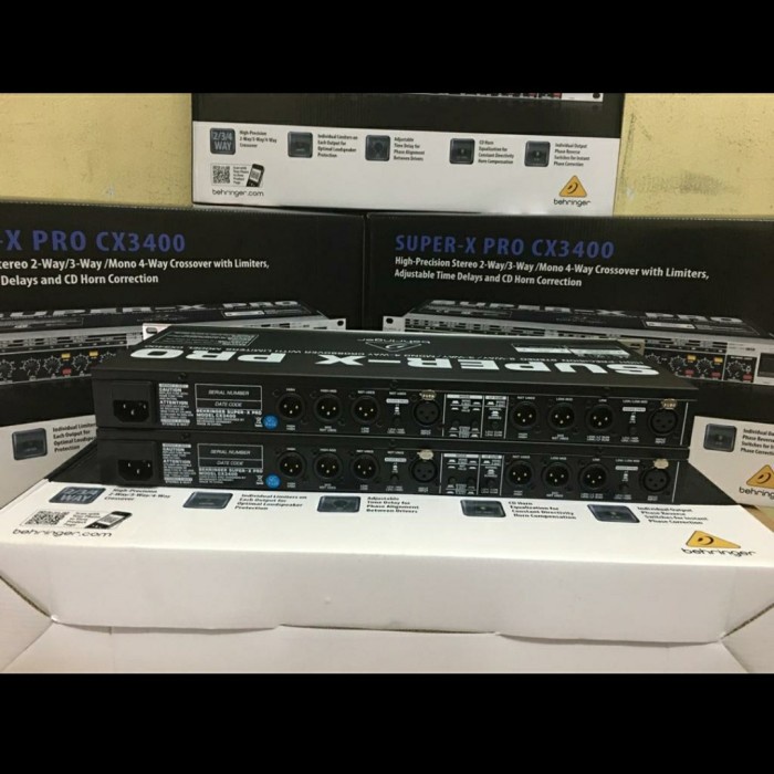 Jual Crossover BEHRINGER CX3400/CX 3400 Crosover | Shopee Indonesia