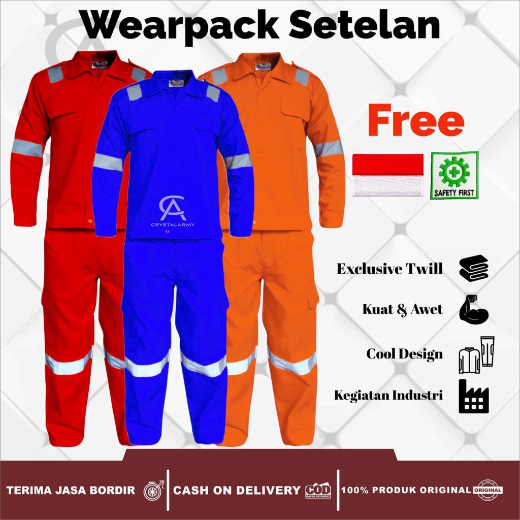 Jual Safety Setelan Wearpack safety setelan/ Setelan wearpack Kemeja ...