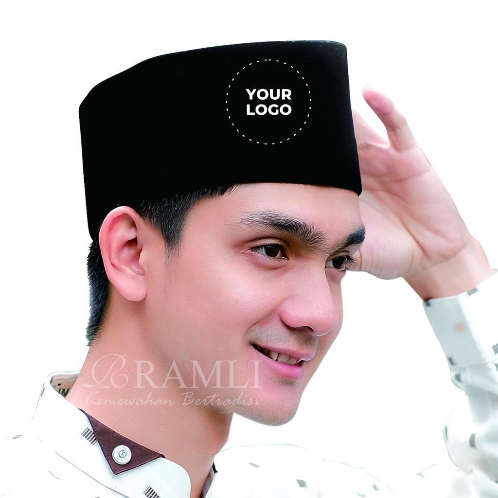 Jual Ramli Songkok Lukis logo Custom | Shopee Indonesia