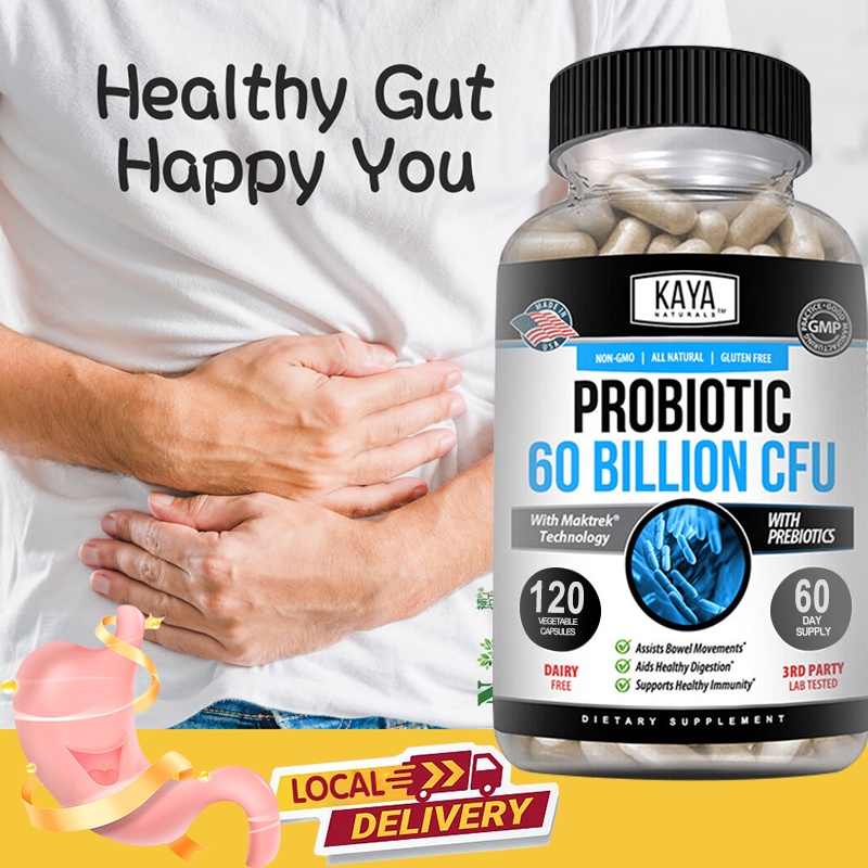 Jual Probiotic, gut health and immune support supplement for adults to ...