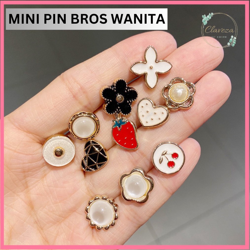Jual 10PCS/Set Pin Bros Kancing, Pin Baju Hijab Bros Tuspin Hijab Korea ...