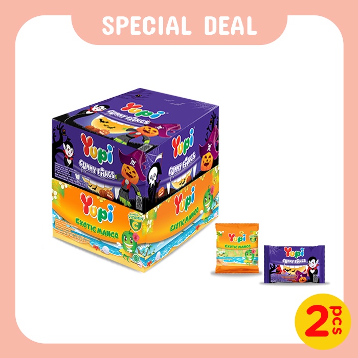 Jual Paket Yupi Gummy Mango-Fang | Shopee Indonesia