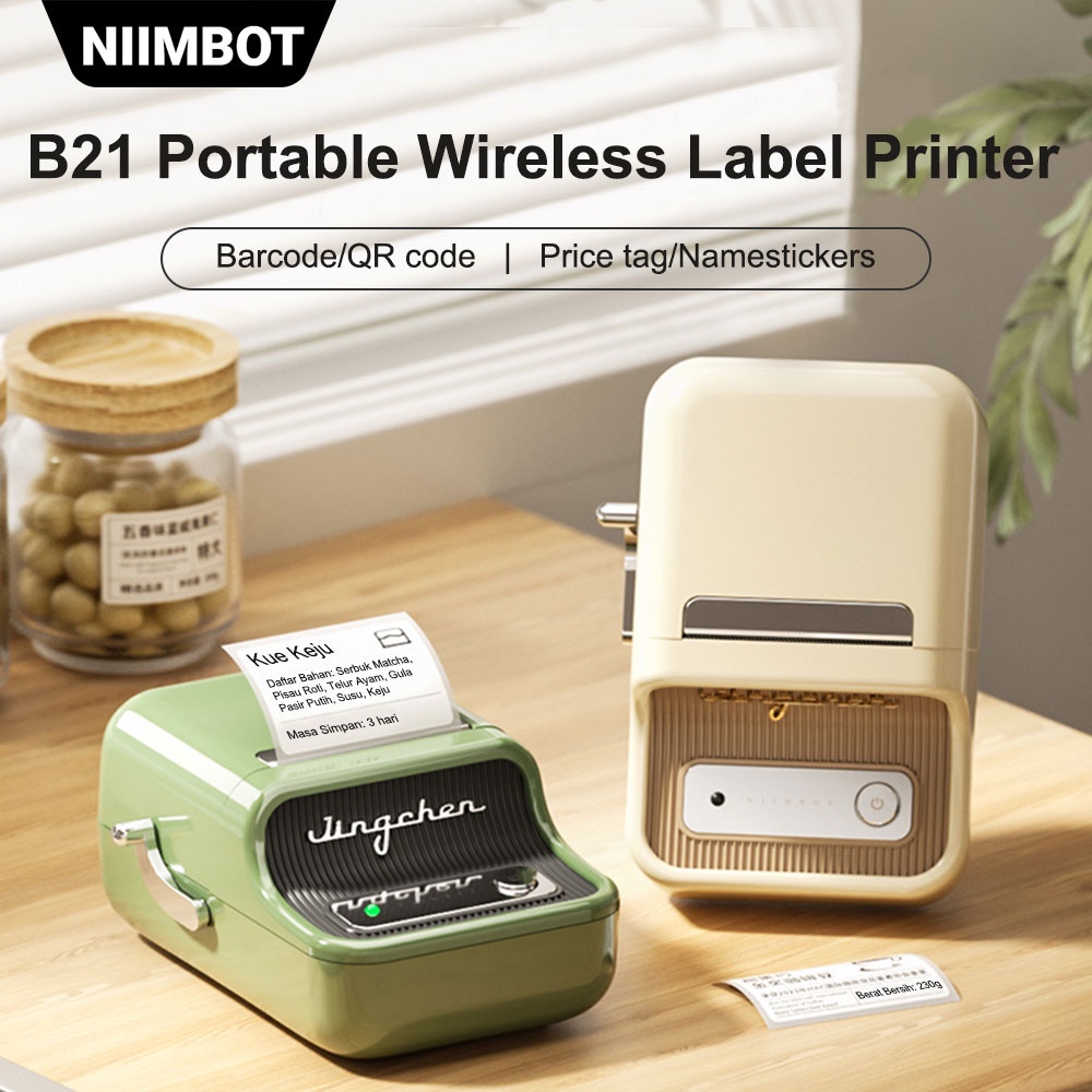 Jual NIIMBOT B21 B1 Printer Label Termal Portabel, Printer Label ...