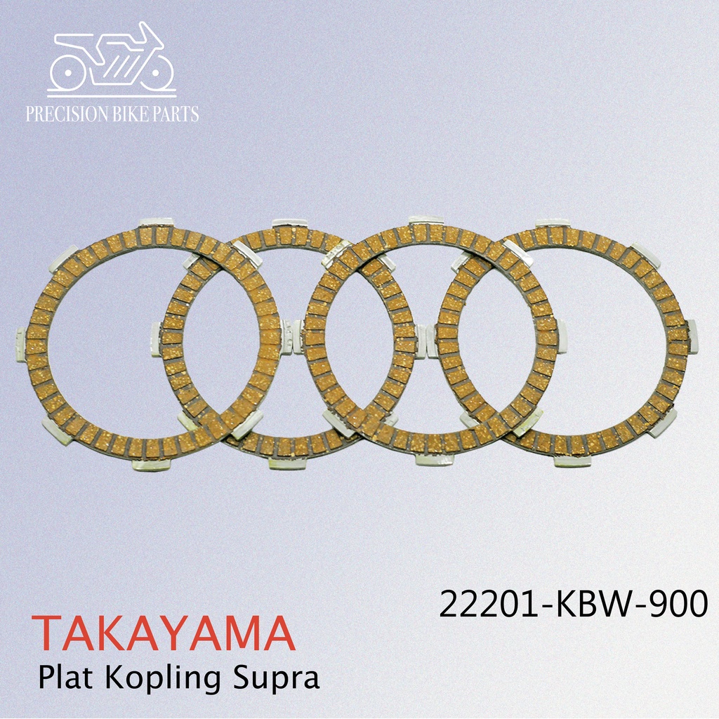 Jual Takayama Plat / Kampas Kopling Grand / Supra (Press = 4 pcs) | Shopee Indonesia