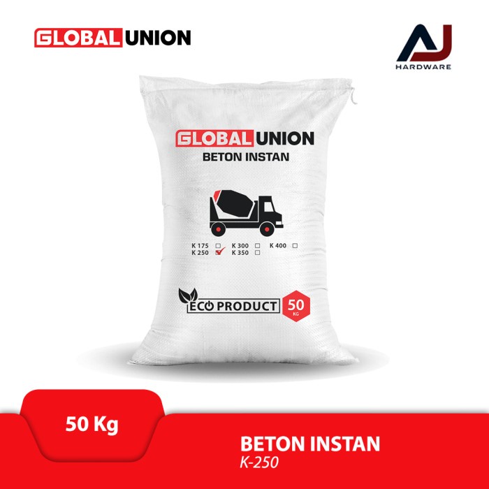 Jual Semen Instan Mortar Beton Instan Global Union 50 kg K-250 | Shopee Indonesia