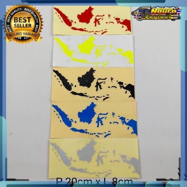 Jual Stiker stiker cutting peta indonesia bagus | Shopee Indonesia