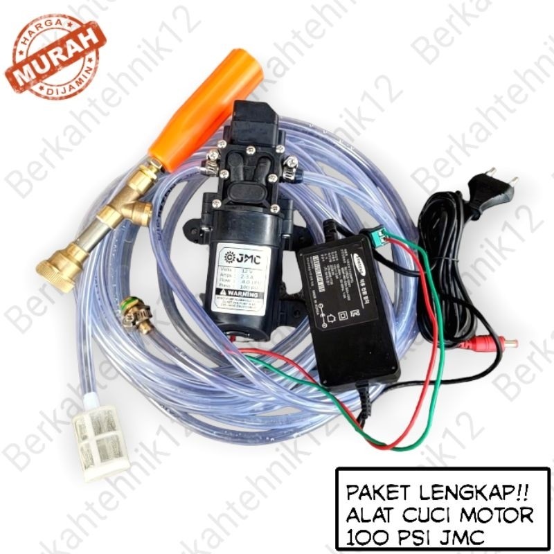 Jual Alat cuci motor/mobil listrik jet cleaner steam DC portable ...