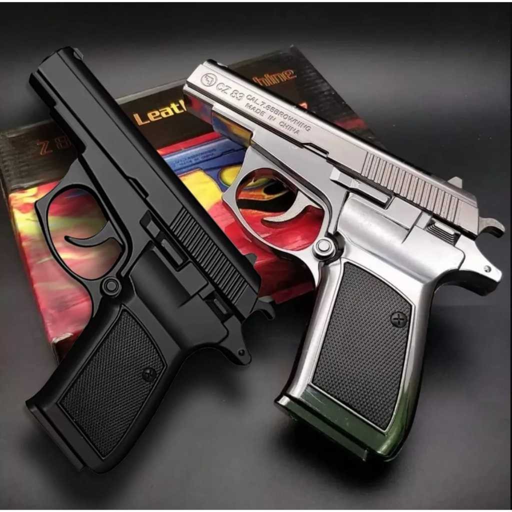Jual korek api model pistol z83 full besi bisa di kokang seperti asli ...