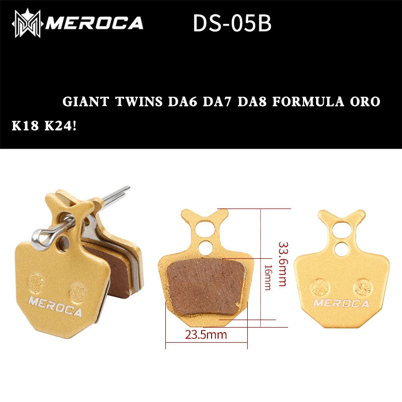 Jual MEROCA Brake Pad Kampas Rem Premium High Quality untuk Giant ...