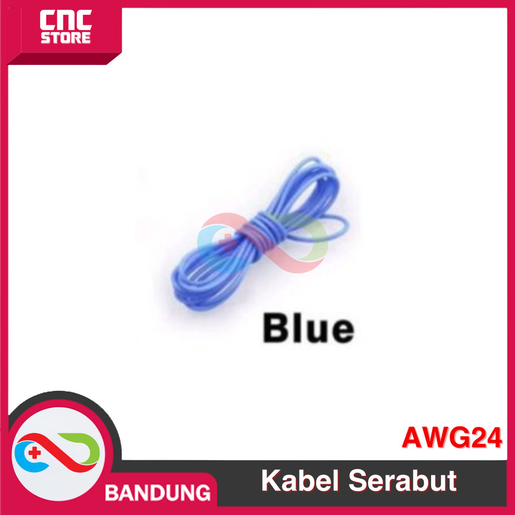 Jual KABEL SERABUT AWG 24 AWG24 HIGH QUALITY BIRU | Shopee Indonesia