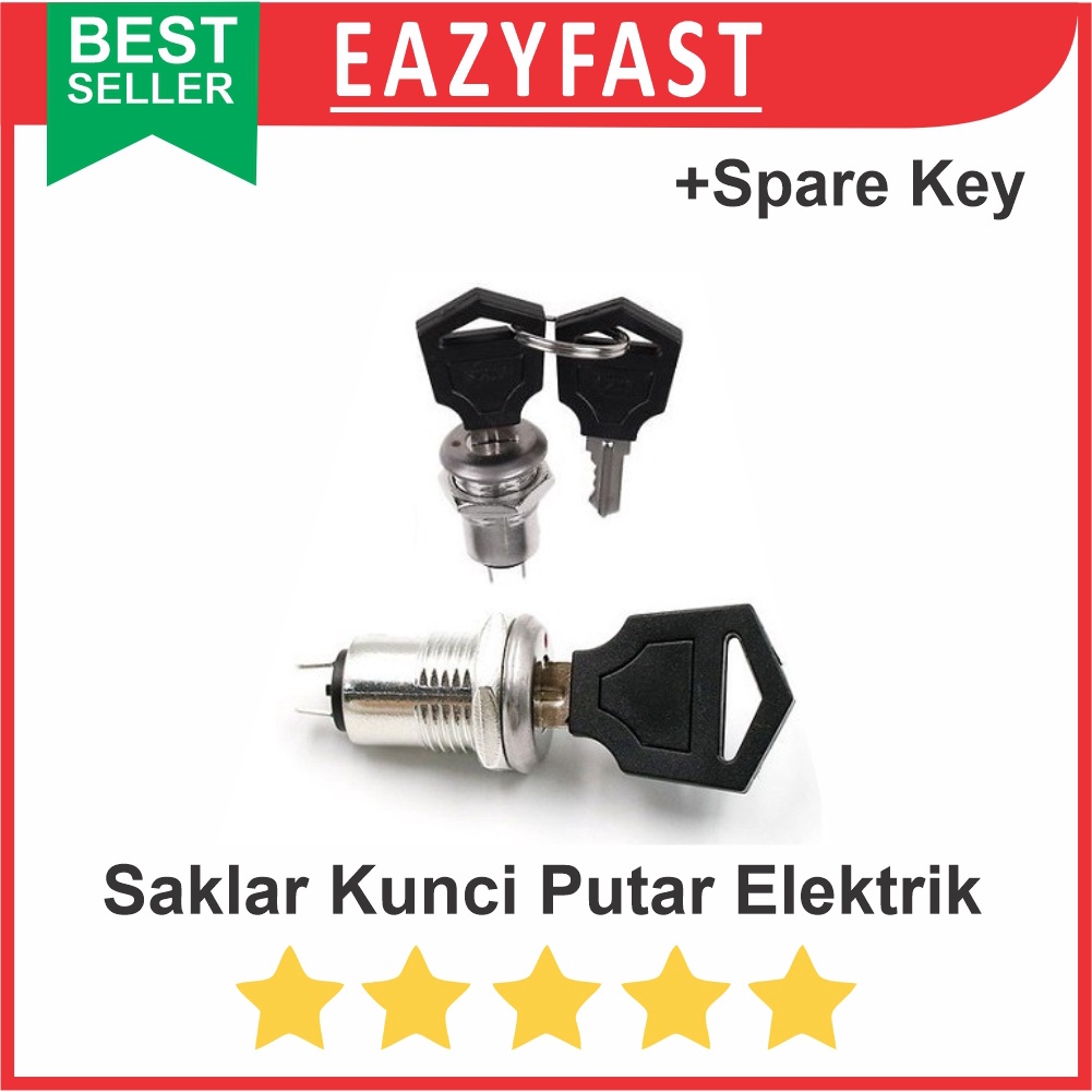 Jual Saklar Kunci Elektrik listrik Electric Switch Key 1A Security Lock ...