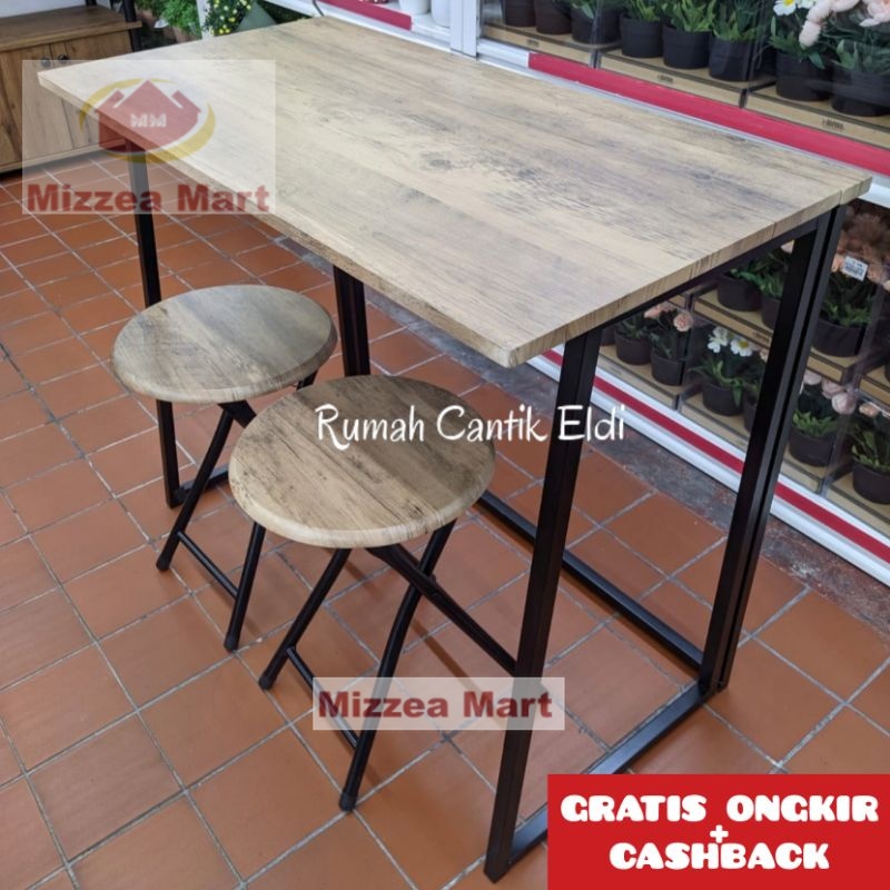 Jual MizzeaMart INFORMA ORI KURSI MEJA MAKAN LIPAT (2 KURSI + 1 MEJA) LEXI LEXY MINIMALIS ...