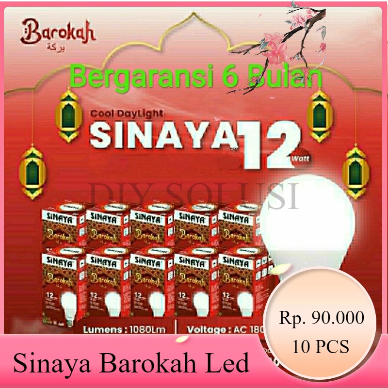 Jual Sinaya Barokah Lampu LED Bulb 12 Watt 50 Pcs | Shopee Indonesia