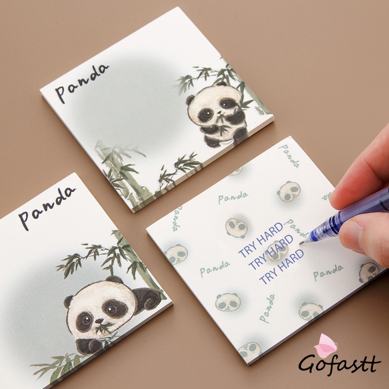Jual Panda Memo Book Tearable Sticky Note Creative Memo Cartoon Cute