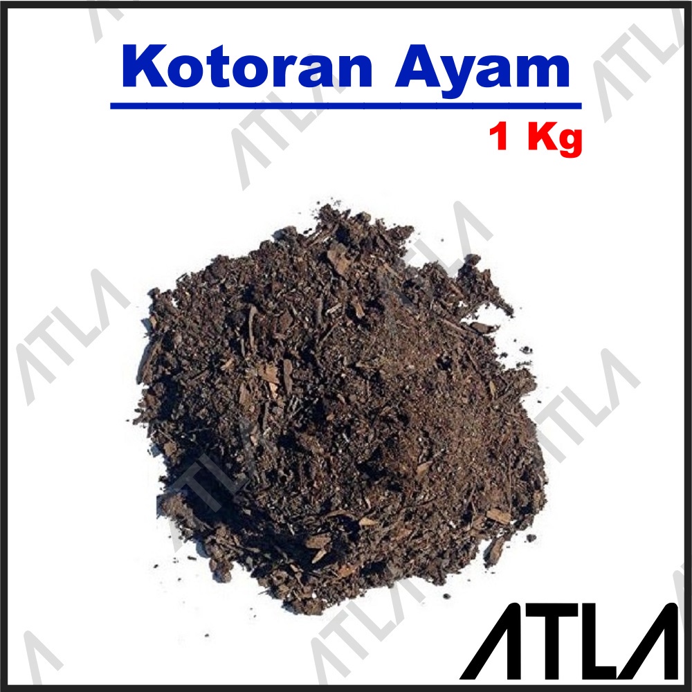 Jual Pupuk Kotoran Ayam 1kg Media Tanam Kandang Organik Alami 1 Kg ...