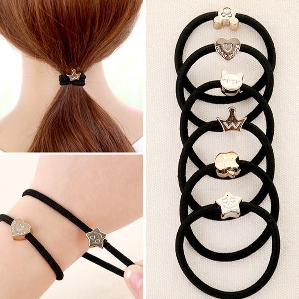 Jual BOP [1 PCS] IKAT RAMBUT KARET GELANG KUNCIRAN CANTIK EMAS BEAUTY ...