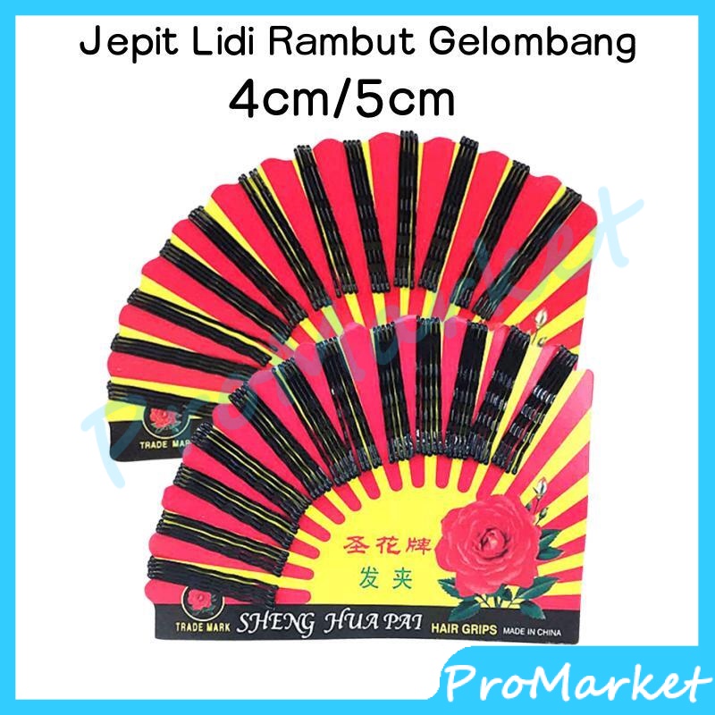 Jual PRO Jepitan Rambut Jepitan Lidi Besar 5CM Jepitan Hitam Hairclip ...