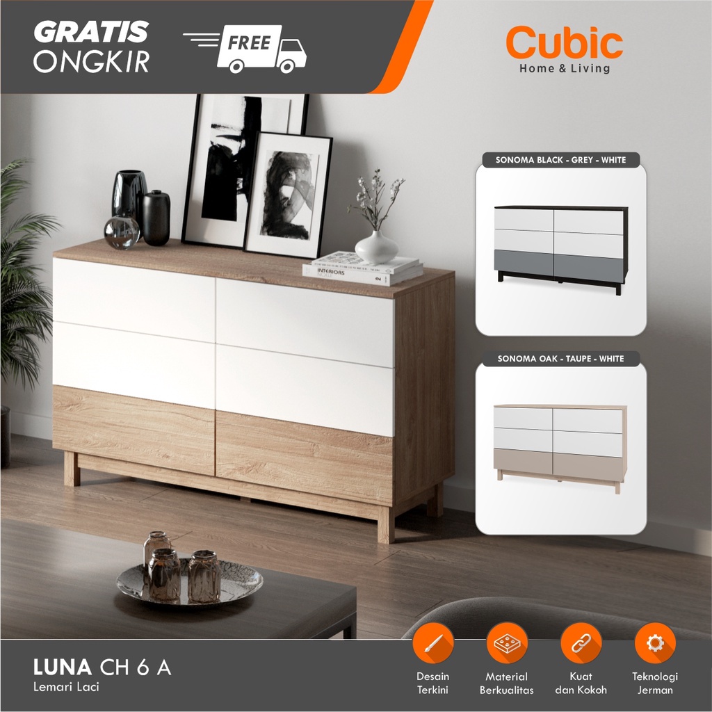 Jual Cubic Chest Drawer Minimalis / Lemari Laci 3 Susun Serbaguna ...